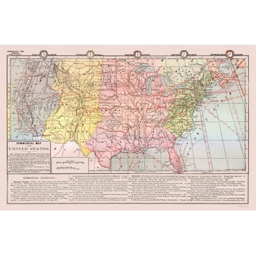 24x36 United States, USA, US Premier Wall Map Paper Folded - Walmart.com