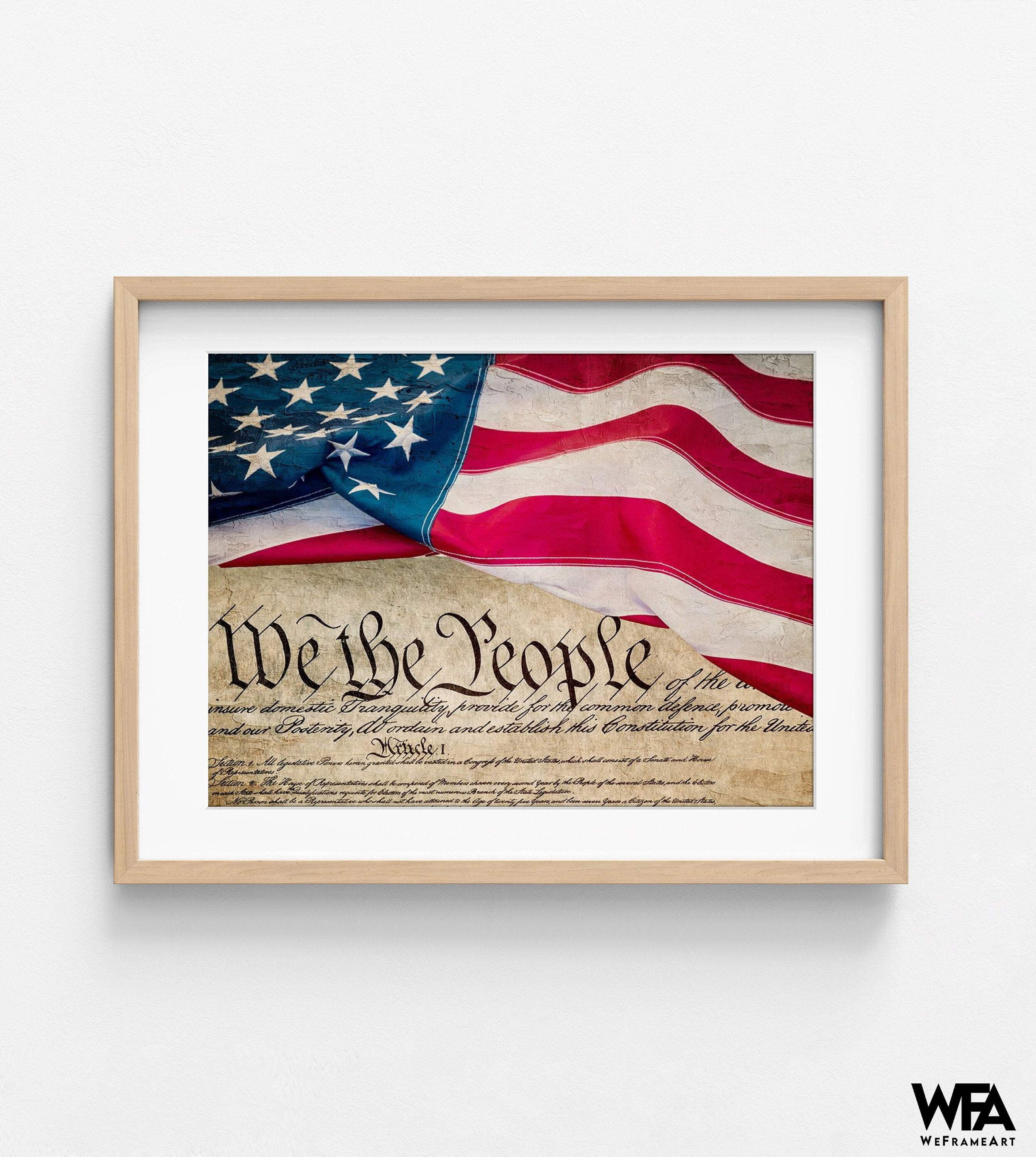 United States Constitution Quote Gift Idea, Veteran Grandpa Birthday ...
