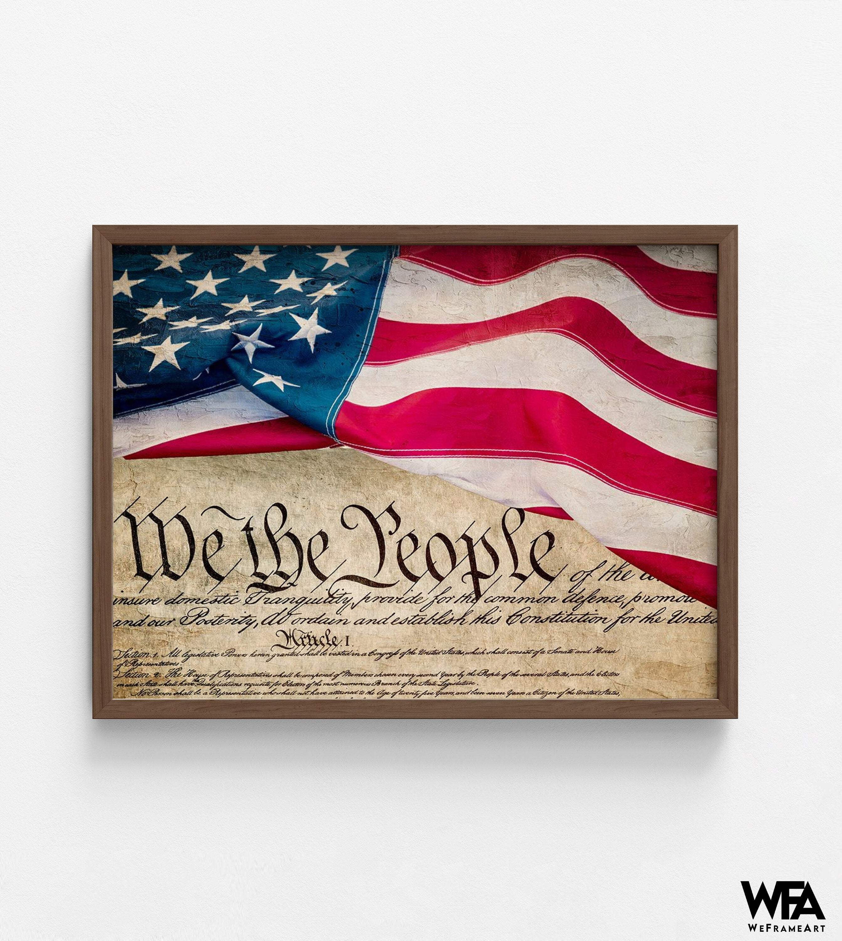 United States Constitution Quote Gift Idea, Veteran Grandpa Birthday ...