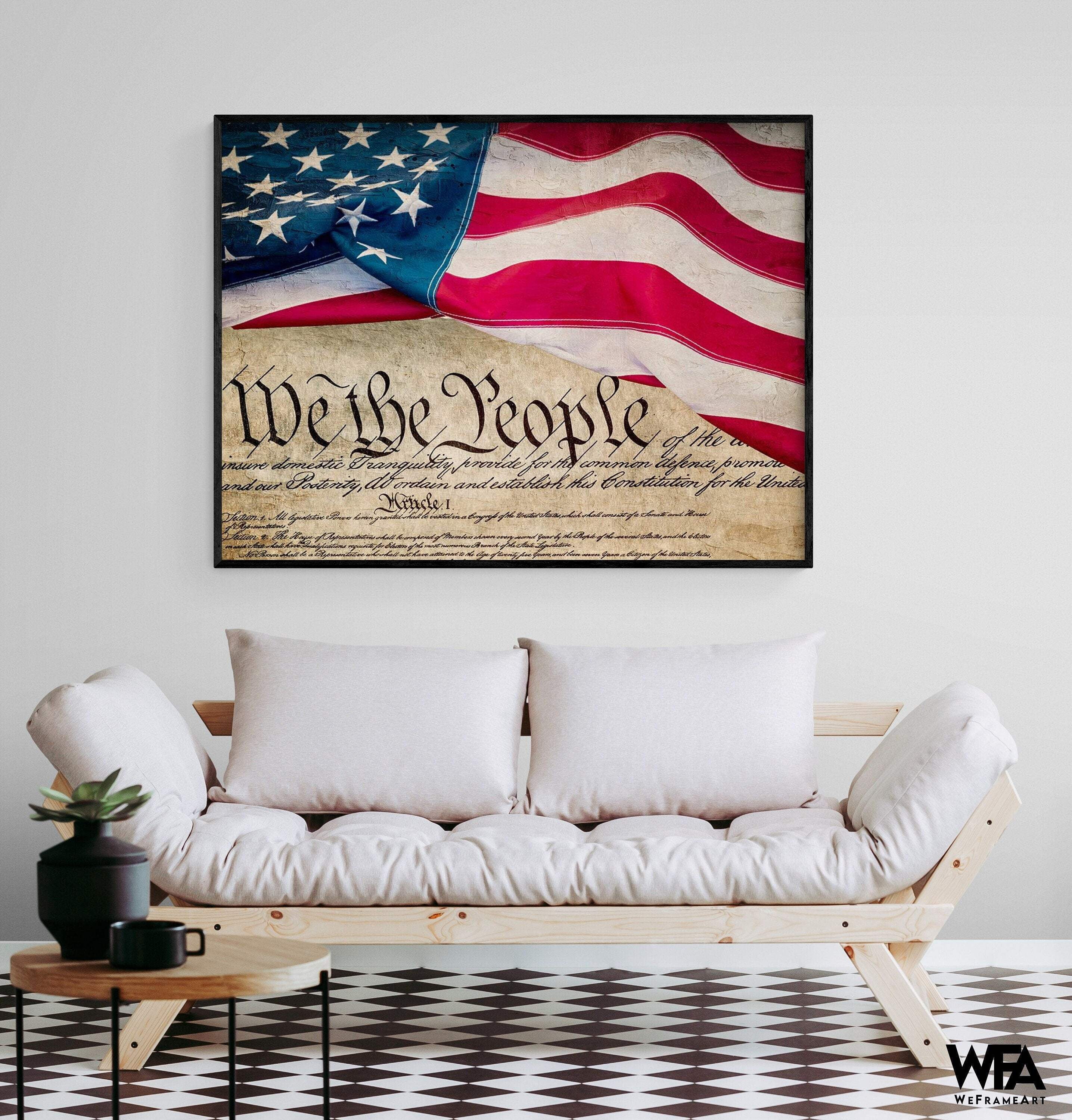 United States Constitution Quote Gift Idea, Veteran Grandpa Birthday ...