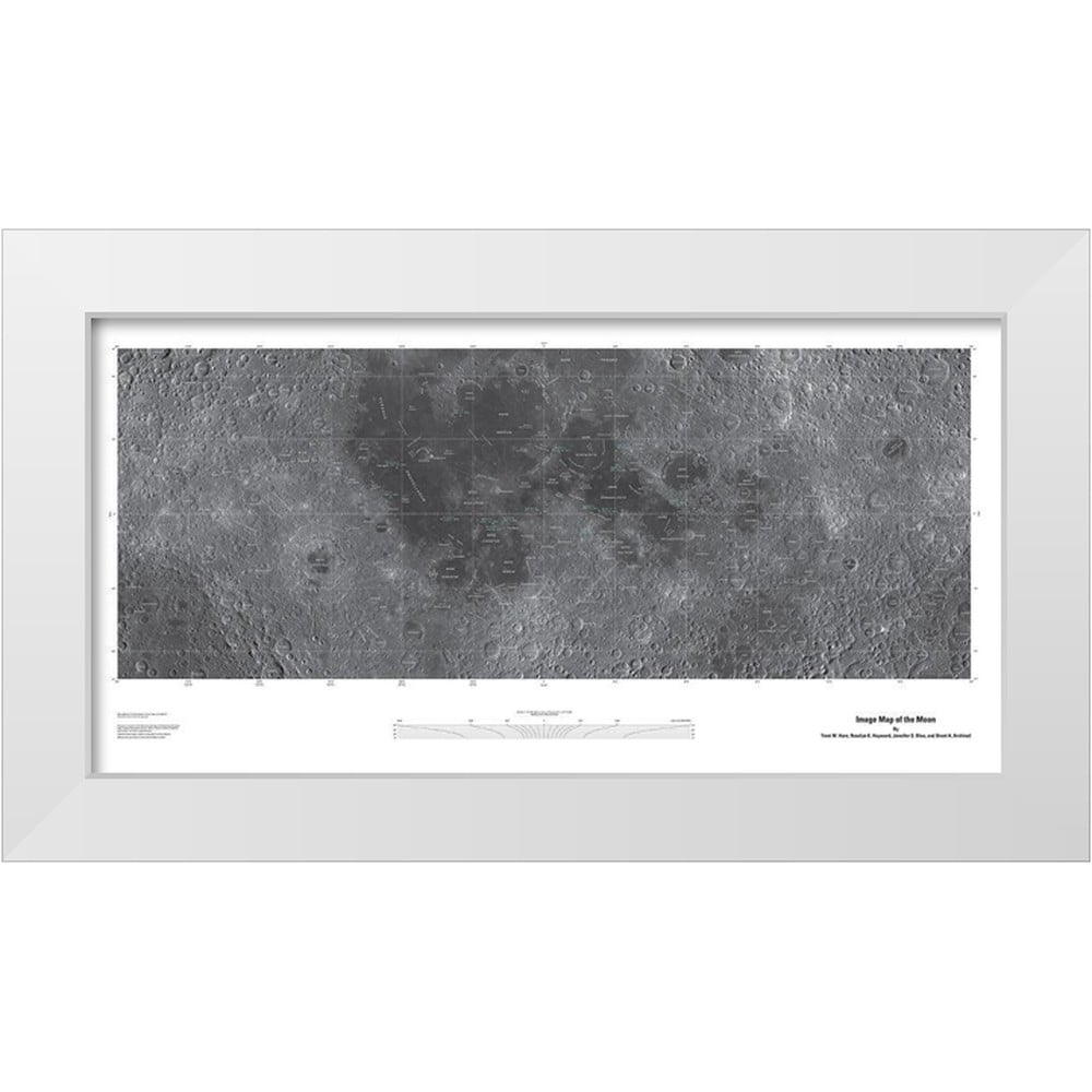United States Geological Survey 14x9 White Modern Wood Framed Museum ...