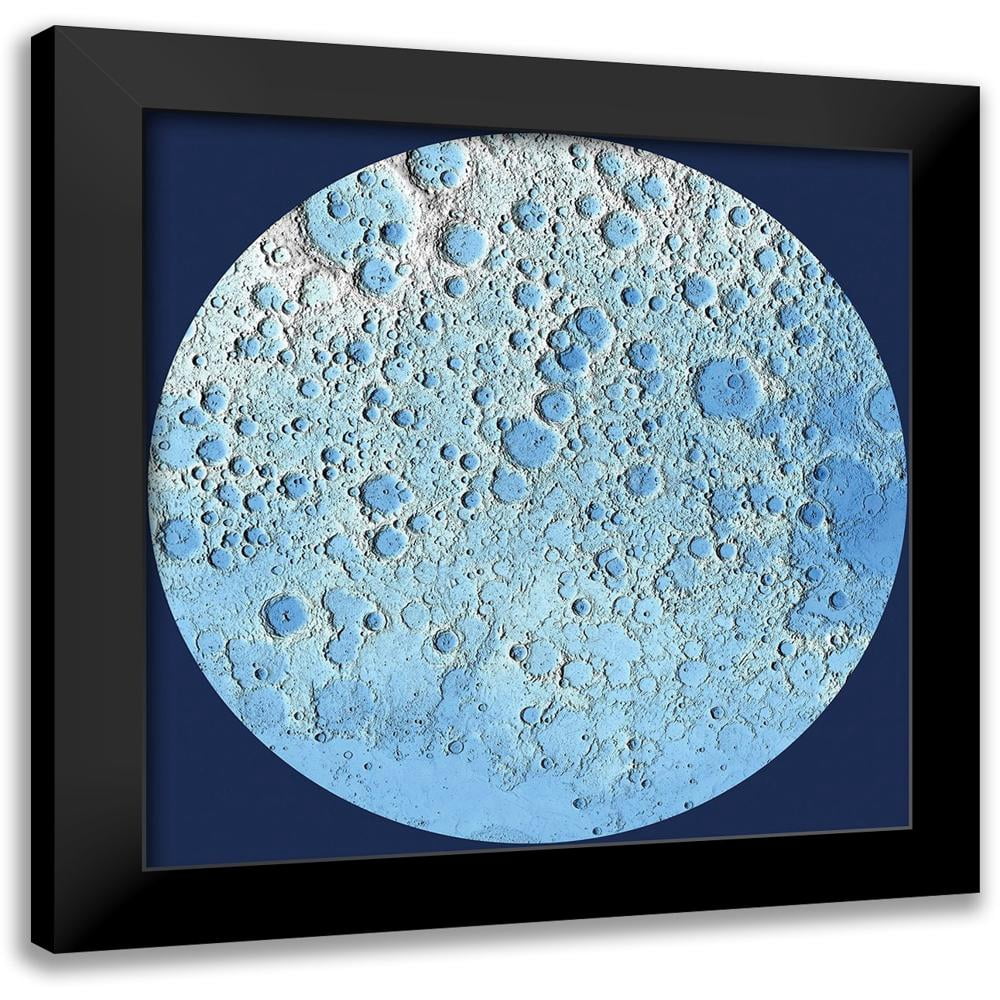United States Geological Survey 15x15 Black Modern Framed Museum Art ...