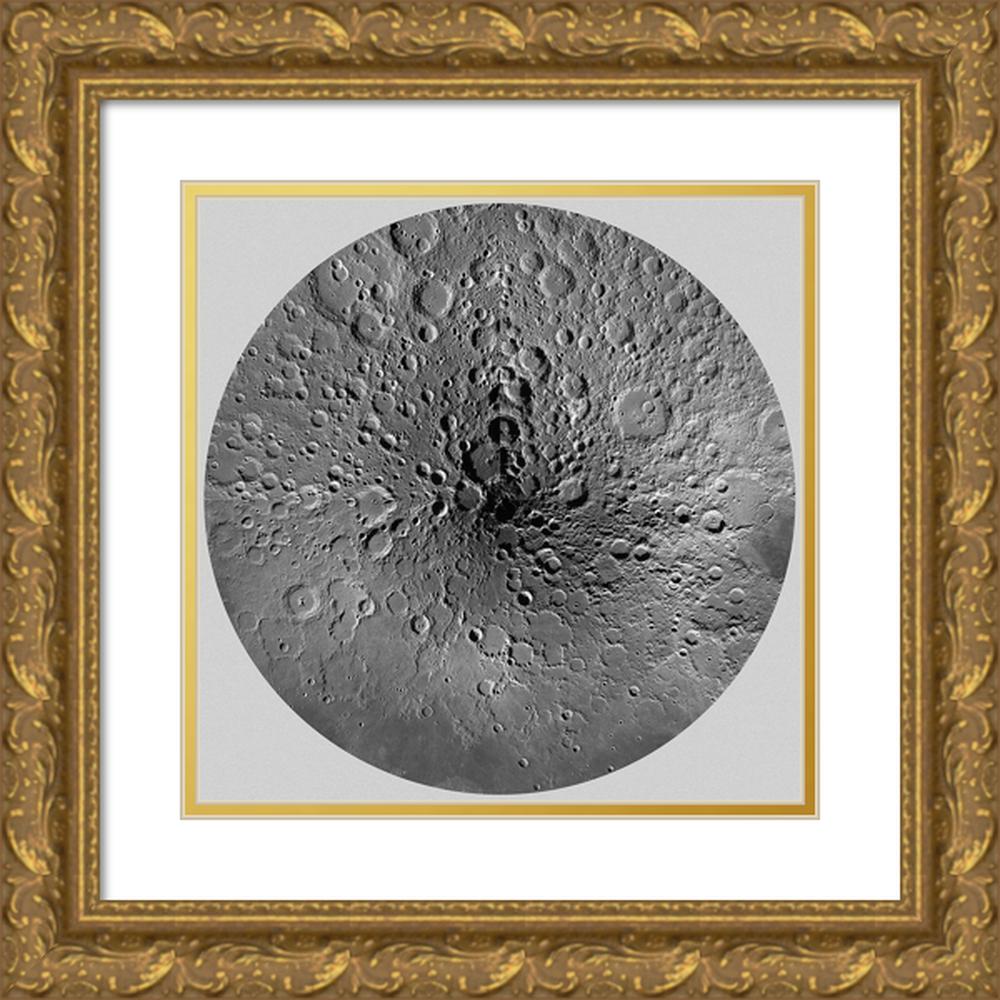 United States Geological Survey 15x15 Gold Ornate Wood Framed with ...