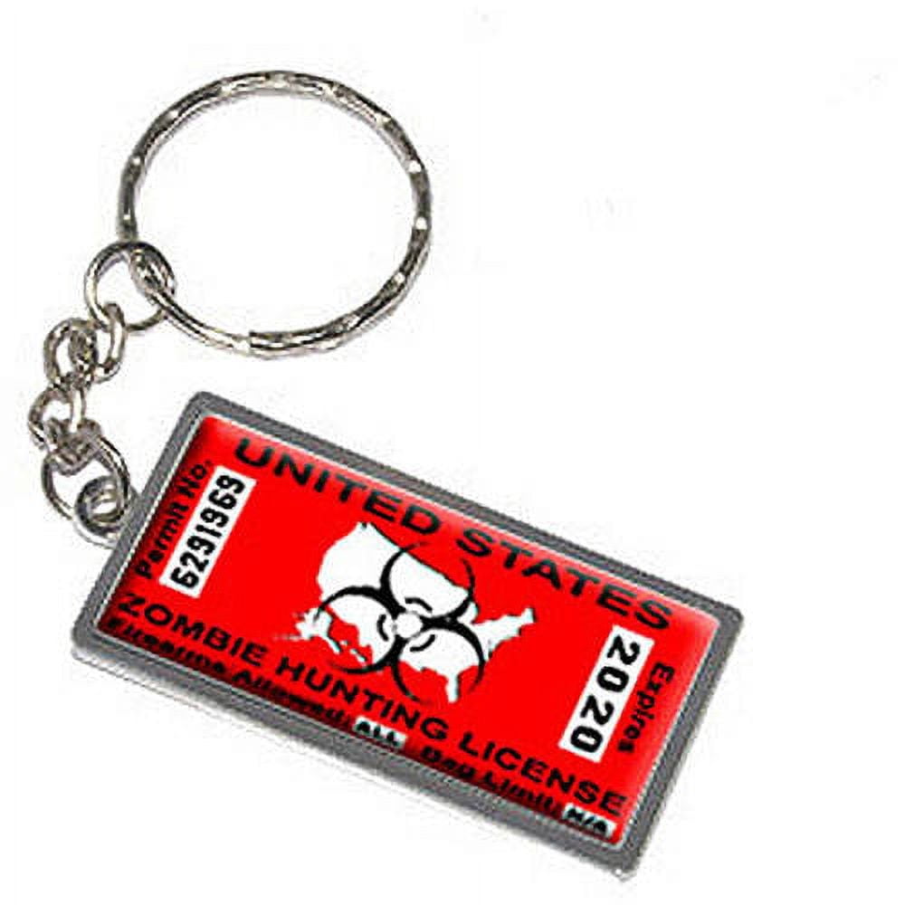 United States Hunting License Permit Red Biohazard Response Team ...