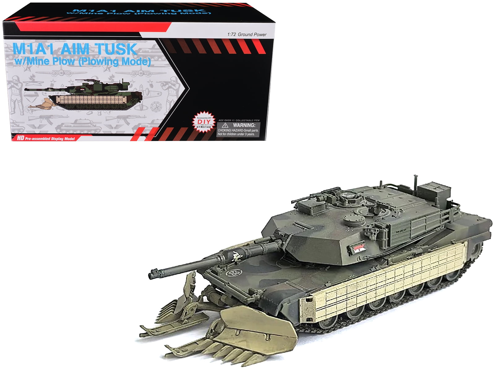 United States M1A1 AIM (Abrams Integrated Management) Tank with Mine ...