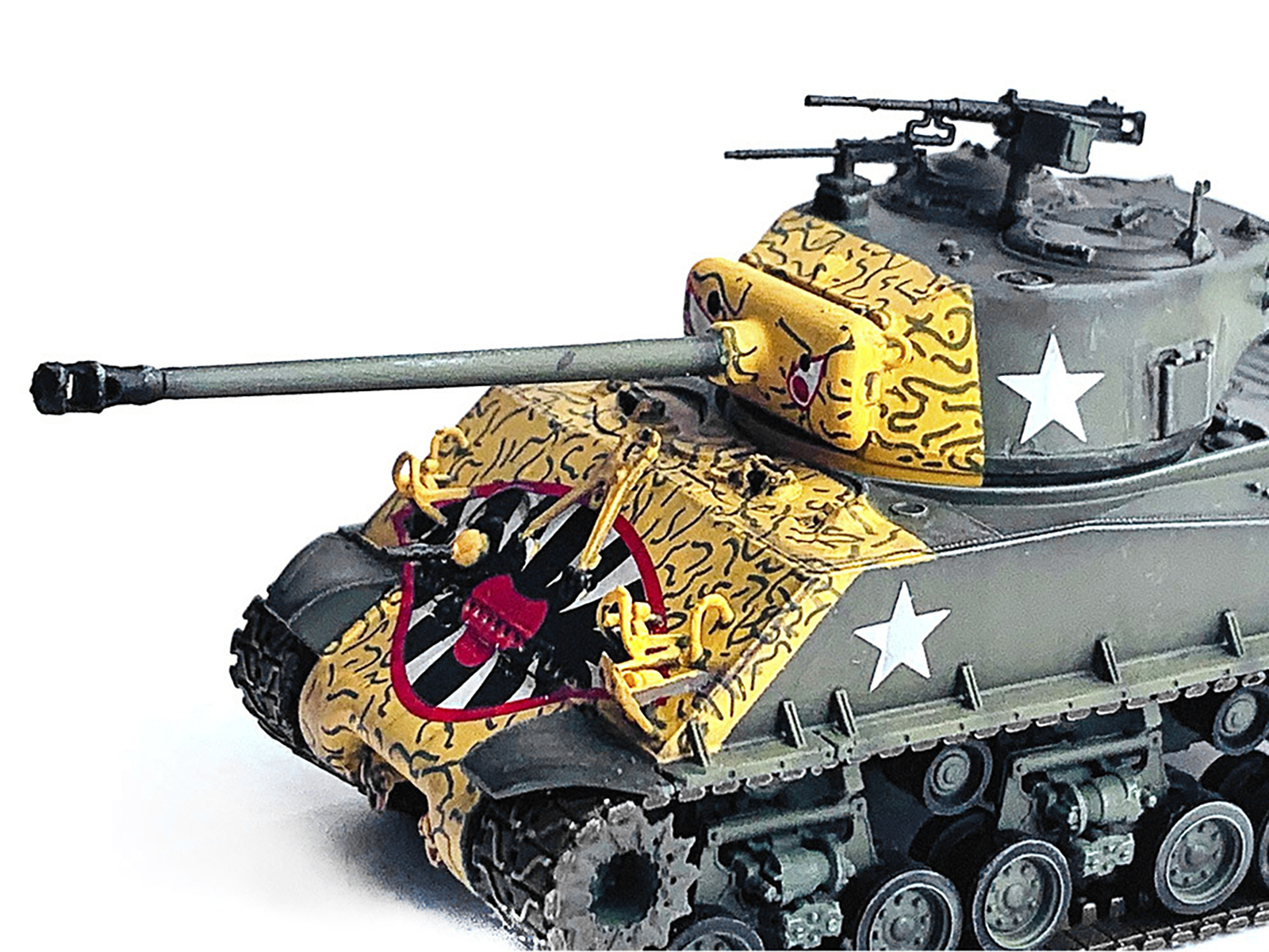 United States M4A3E8 Sherman "Tiger Face" Tank Olive Drab "25th ...