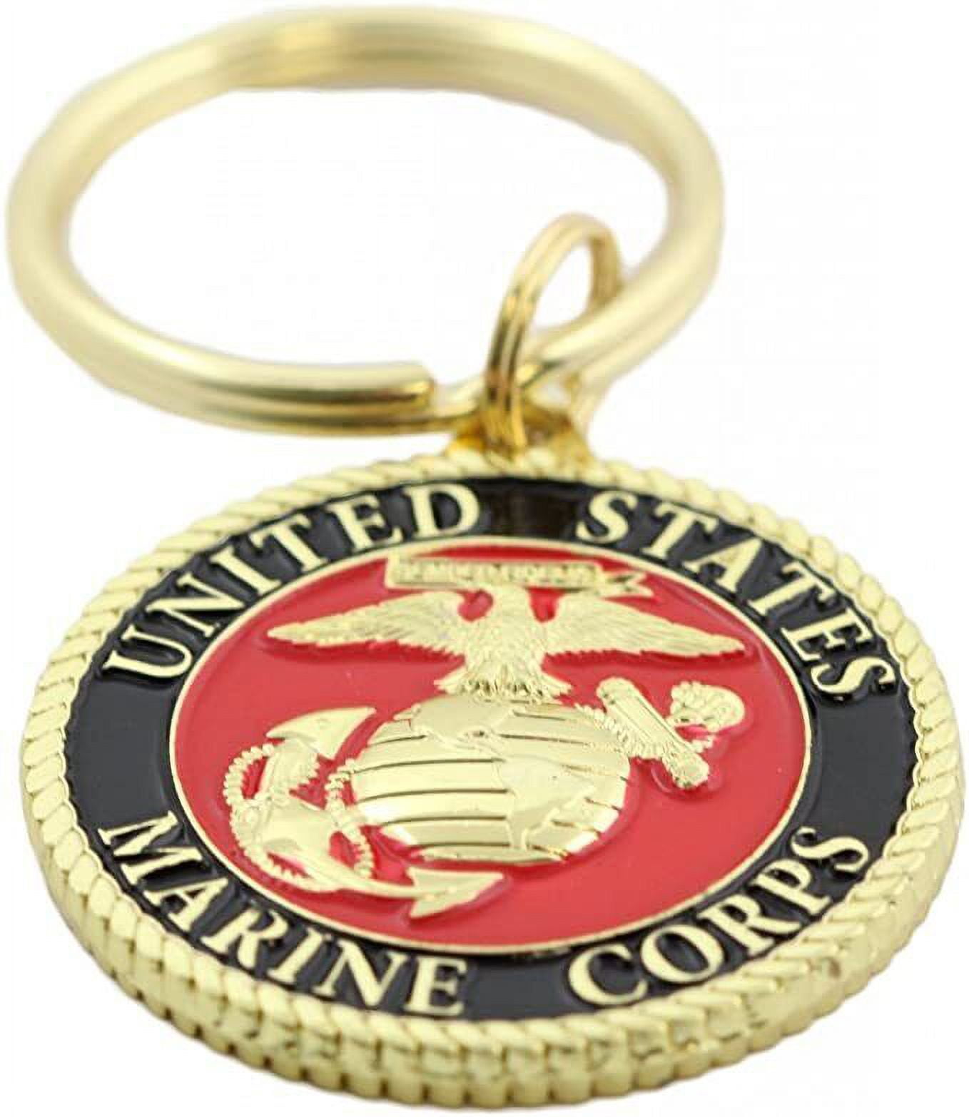 American Souvenirs: Official Licensed USMC Key Chain Fob with United ...