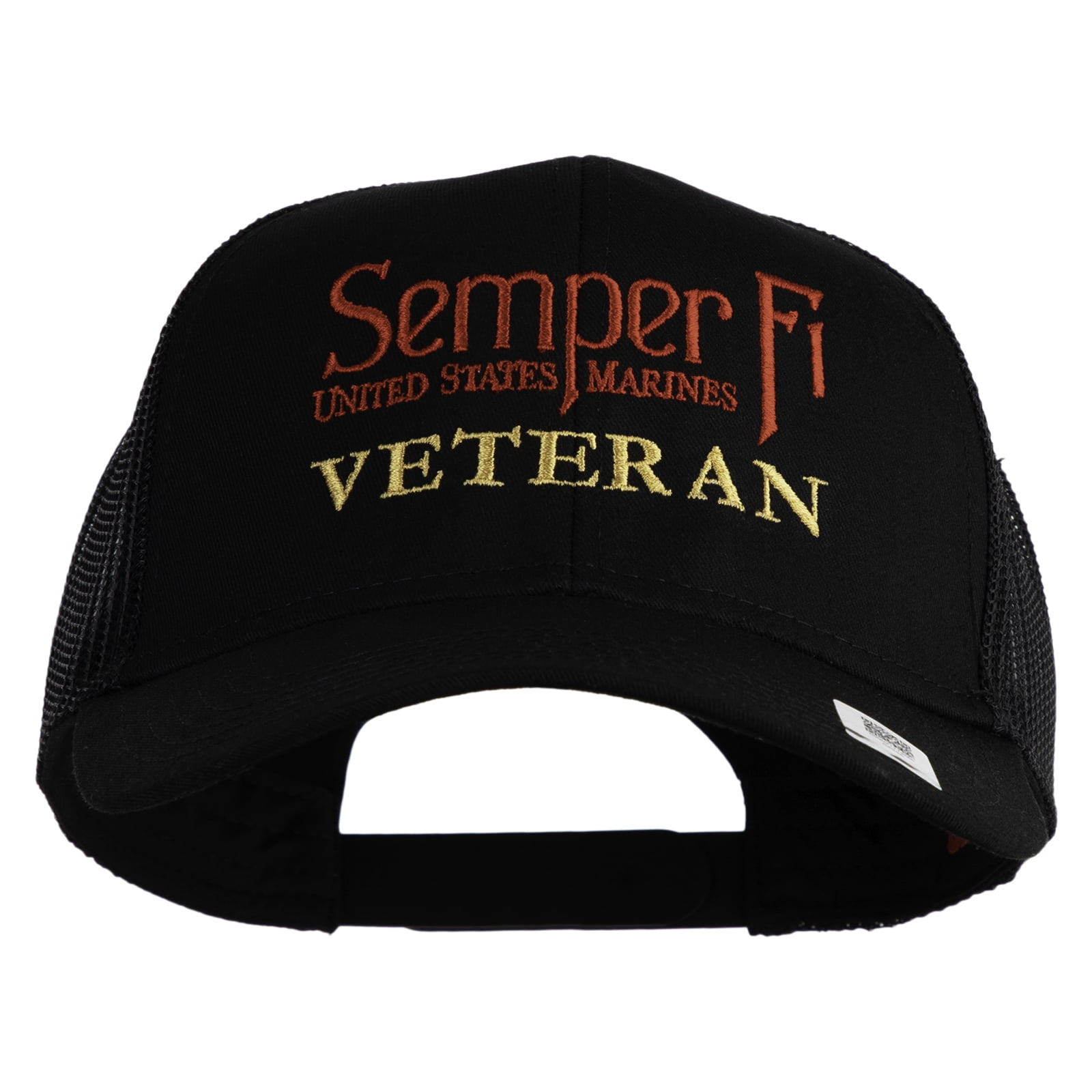 United States Marines Semper Fi Veteran Embroidered Solid Cotton Twill ...