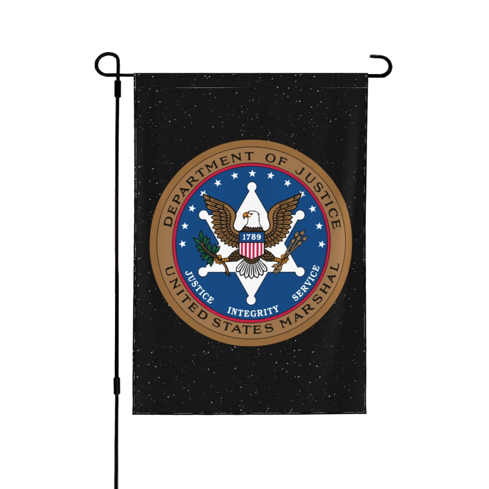 United States Marshals Service Logo Garden Flag 12.5x18 Inch Double ...