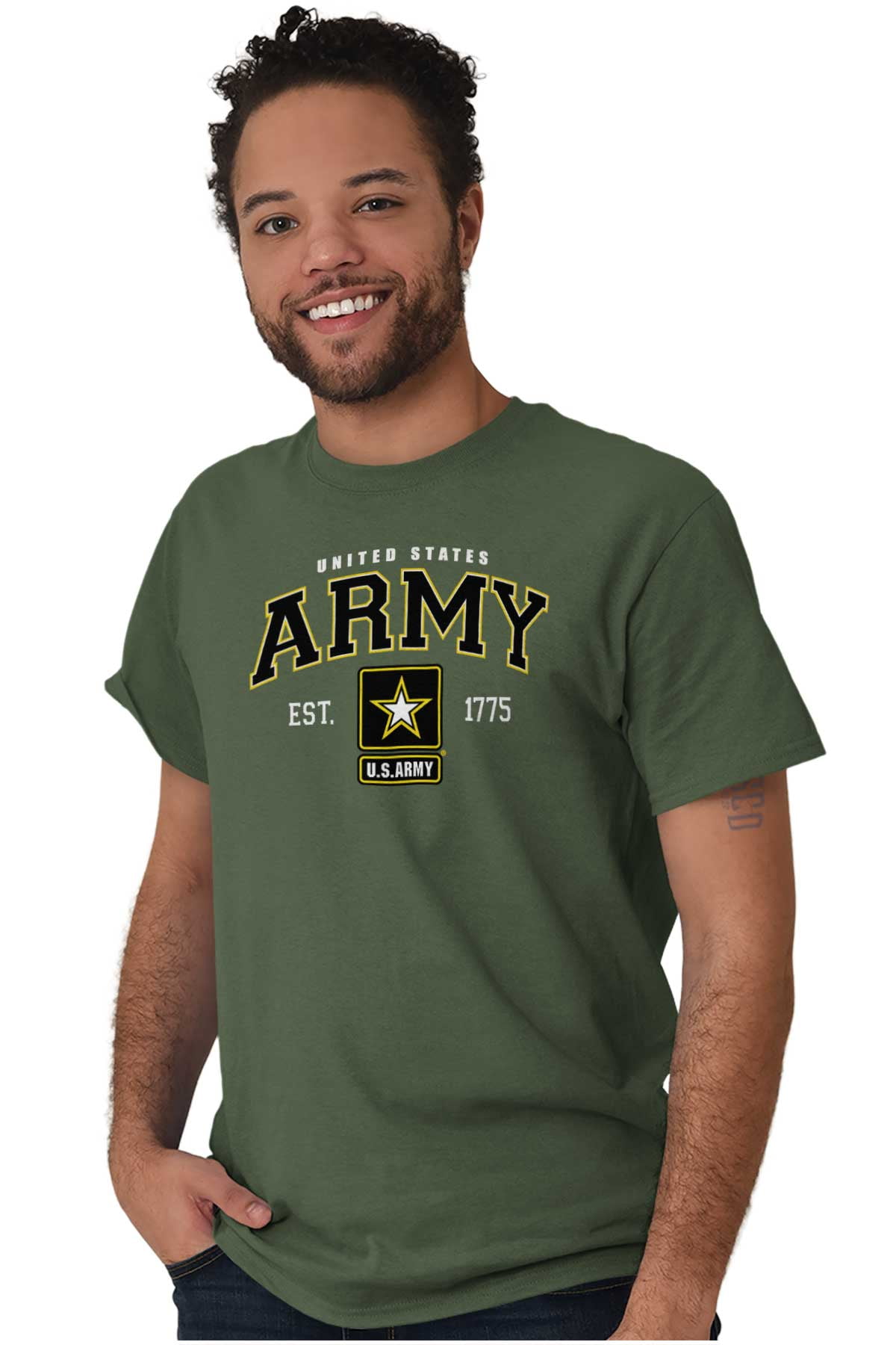 United States Military Army Star Logo Men's Graphic T Shirt Tees Brisco ...