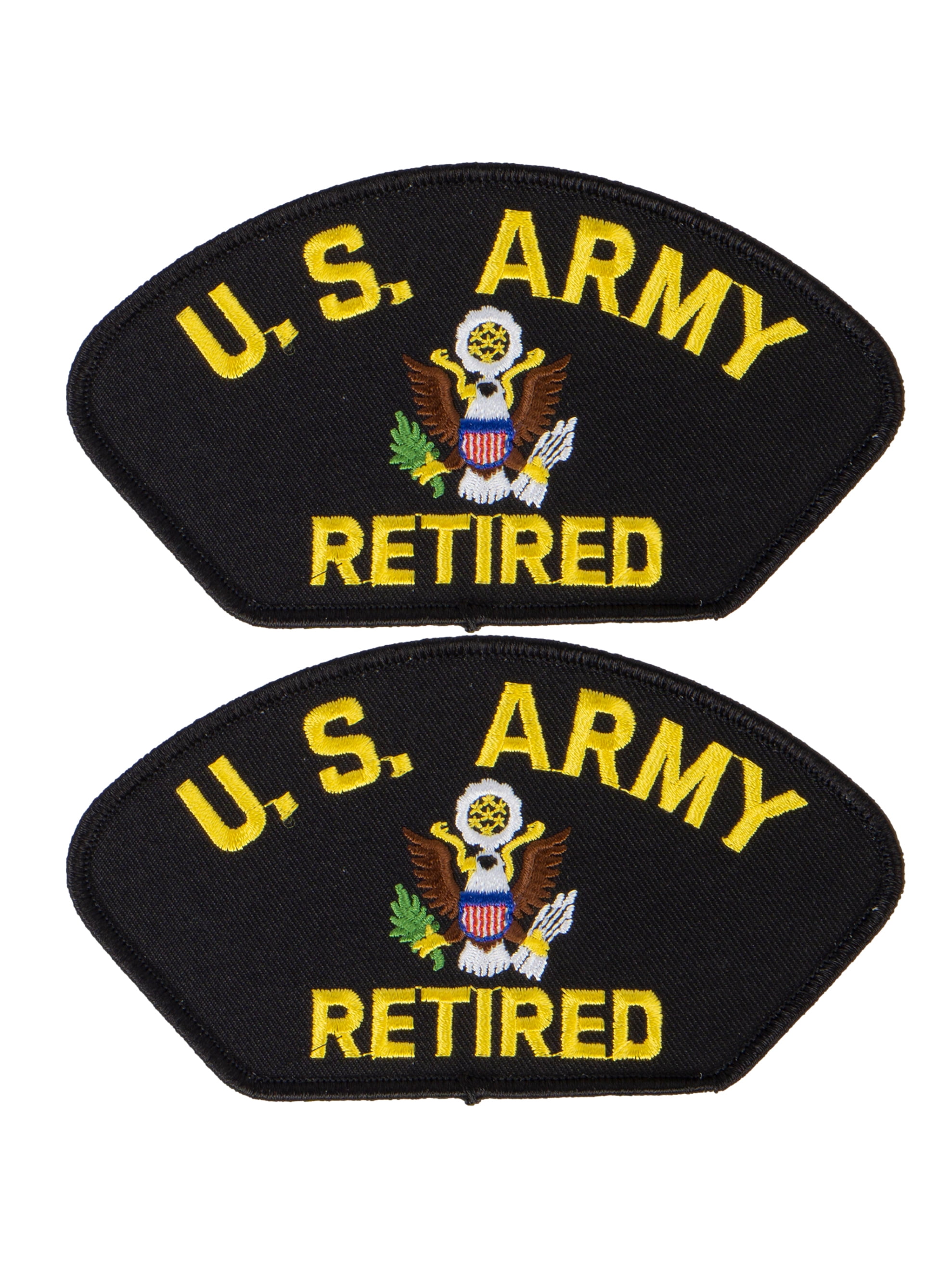 United States Military US Army Veteran Iron On Patch Only 2 Pieces ...