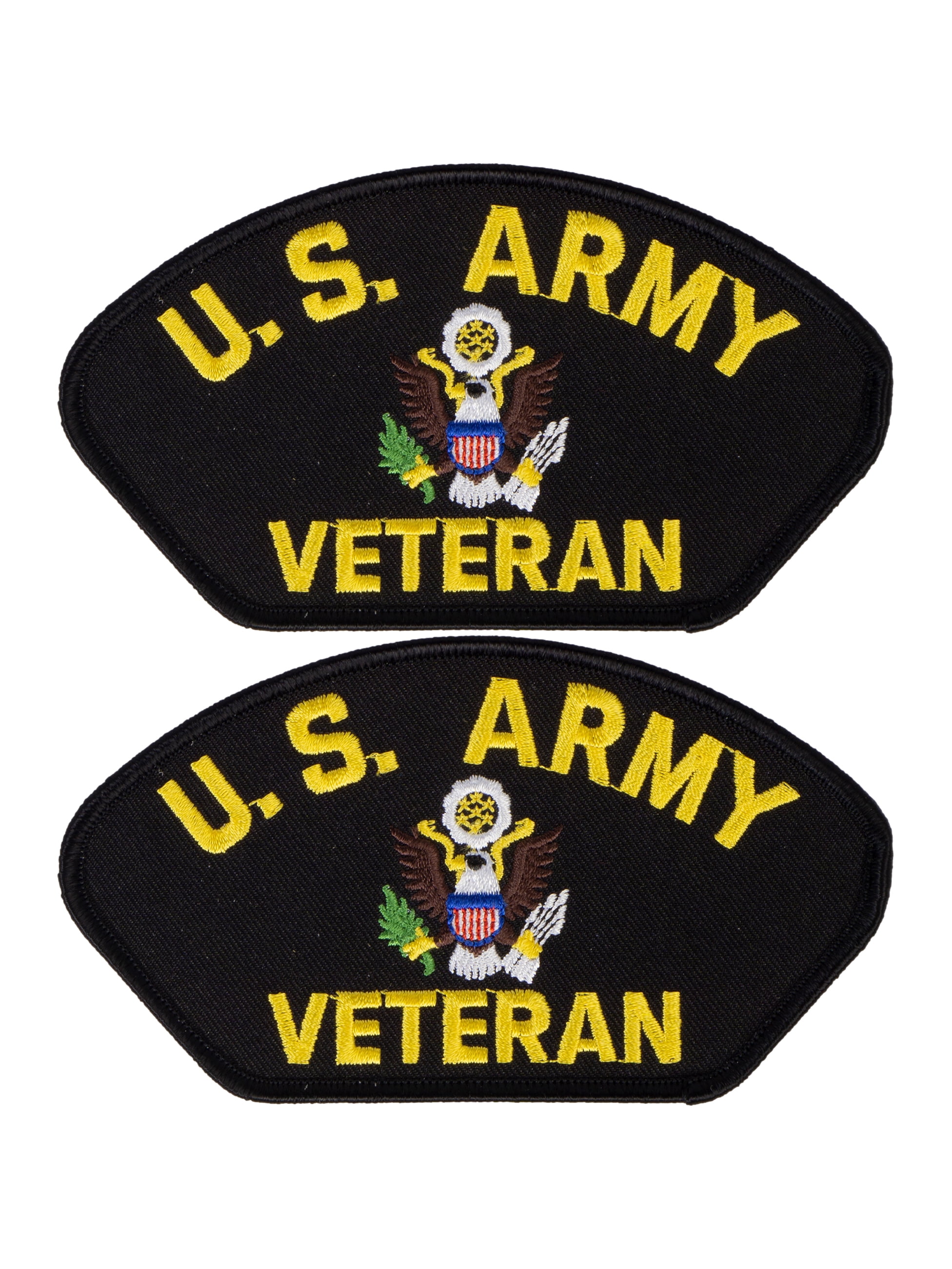 United States Military US Army Veteran Iron On Patch Only 2 Pieces ...
