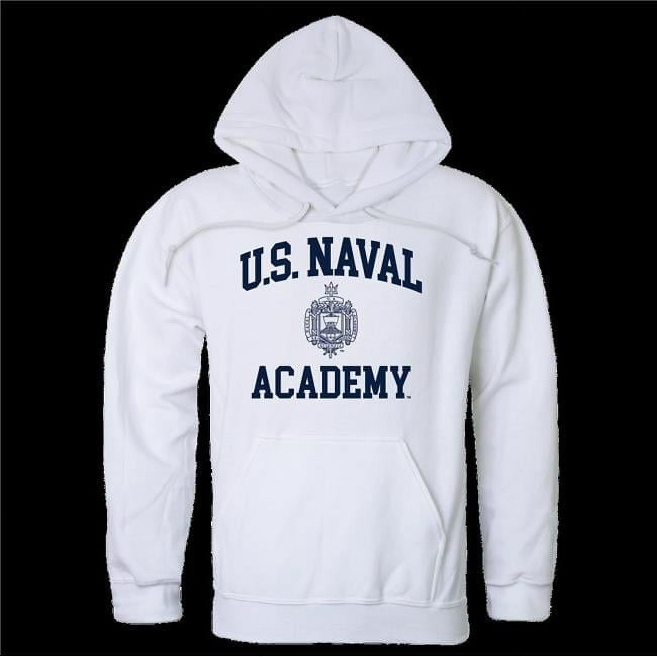 United States Naval Academy Midshipmen Seal Hoodie, White - Extra Large ...