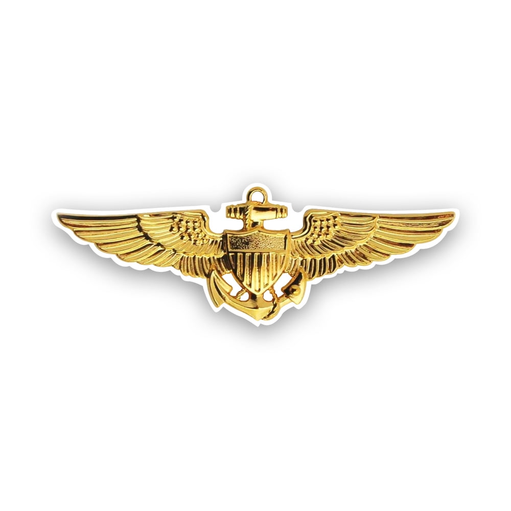 United States Naval Aviator Wings Sticker Decal - Self Adhesive Vinyl ...