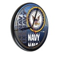 United States Navy 13" Solid Wood Clock - Walmart.com