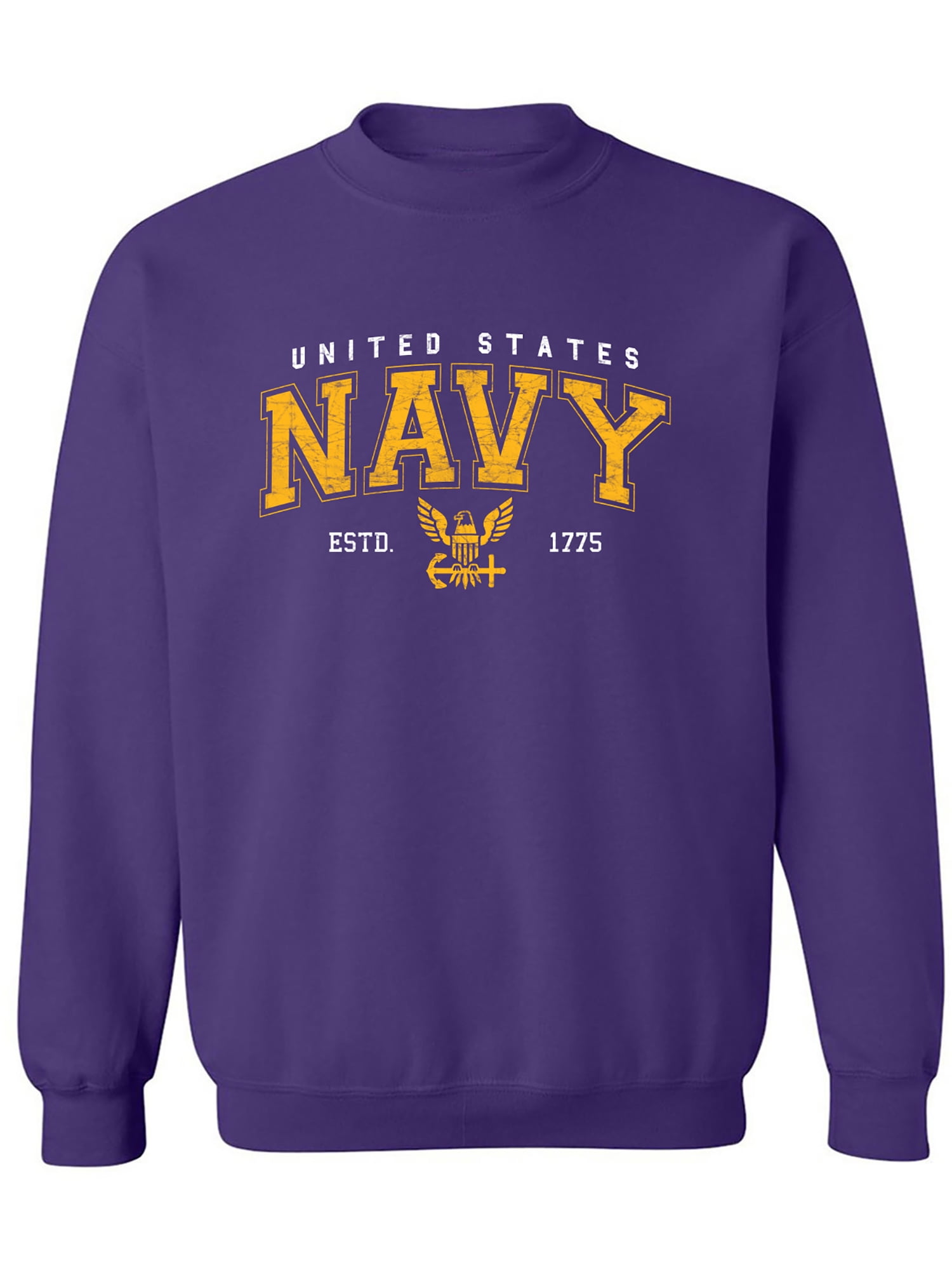 United States Navy 1775 Arch Crewneck Sweatshirt - Walmart.com