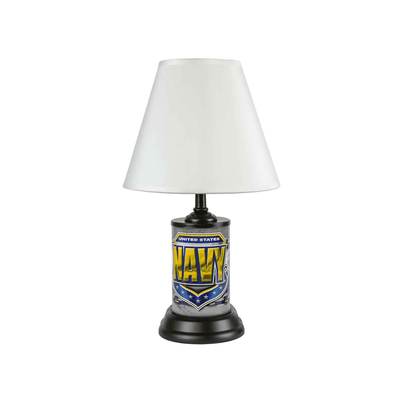 United States Navy 18 Inch Table Lamp with White Shade - Walmart.com