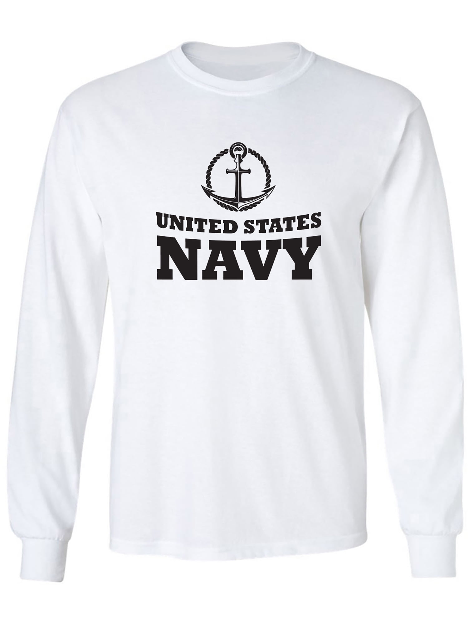 United States Navy Crest Adult Long Sleeve T-shirt - Walmart.com