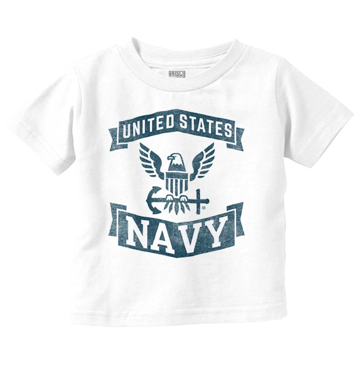 United States Navy Eagle Anchor Logo Toddler Boy Girl T Shirt Infant ...