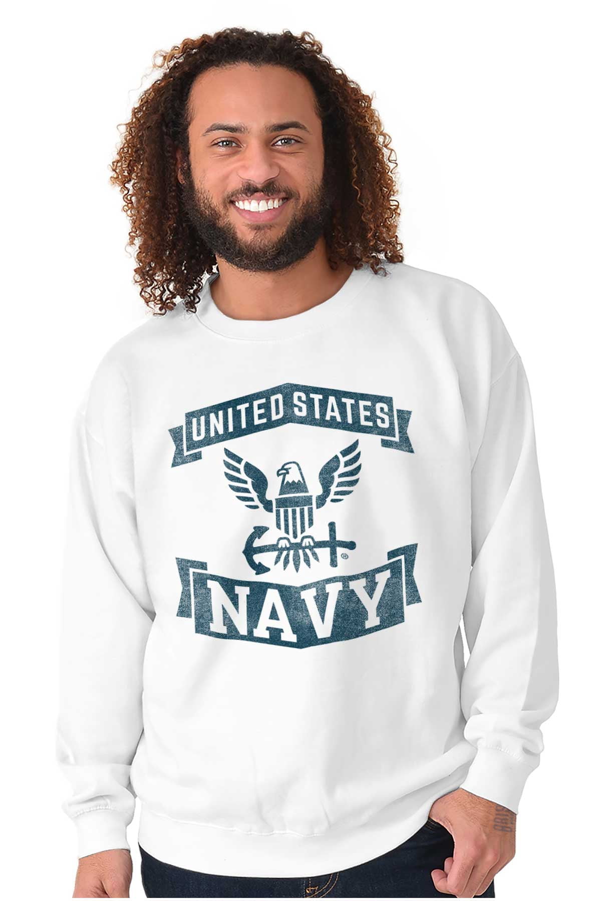 United States Navy Eagle Anchor Sweatshirt for Men or Women Brisco ...
