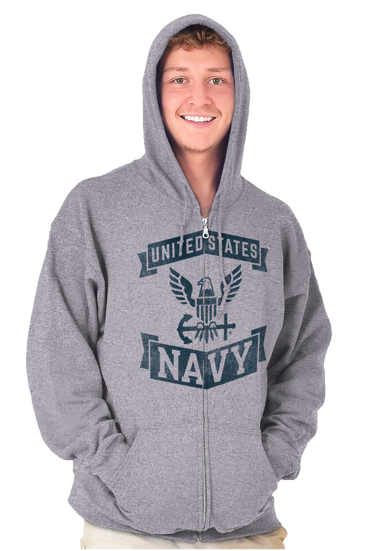 United States Navy Eagle Anchor Sweatshirt for Men or Women Brisco ...