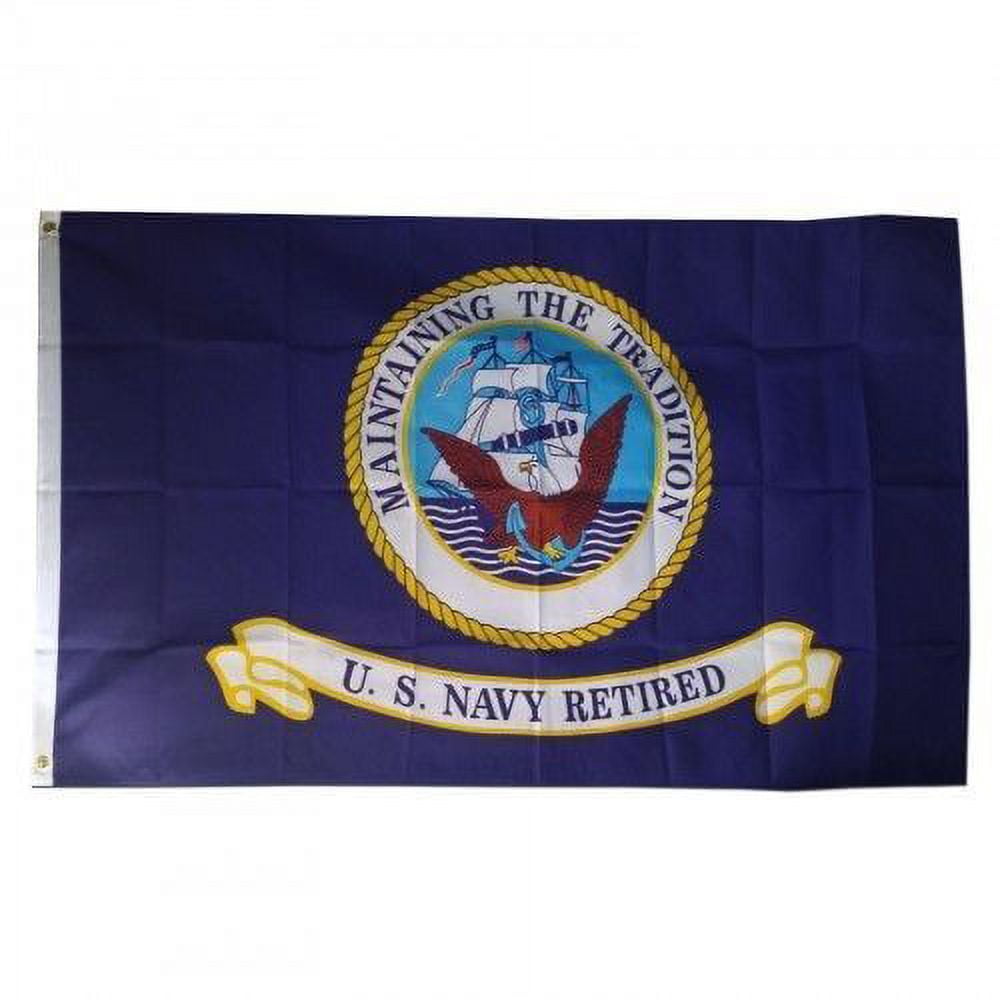 Ant Enterprises American Standard Size US Navy Flag 3x5 ft - For Active ...