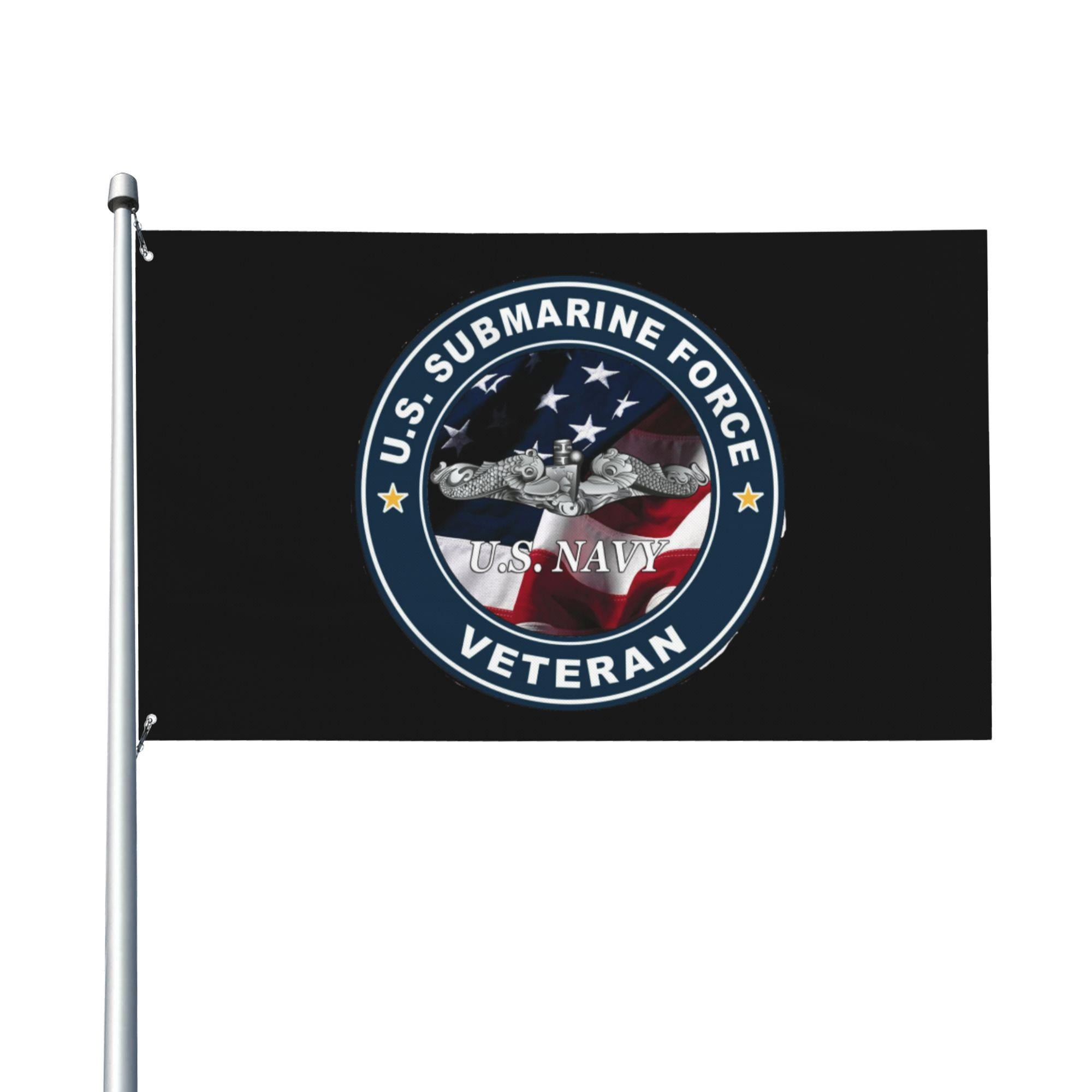 United States Navy Submarine Force Veteran Flag For Indoor Home House ...
