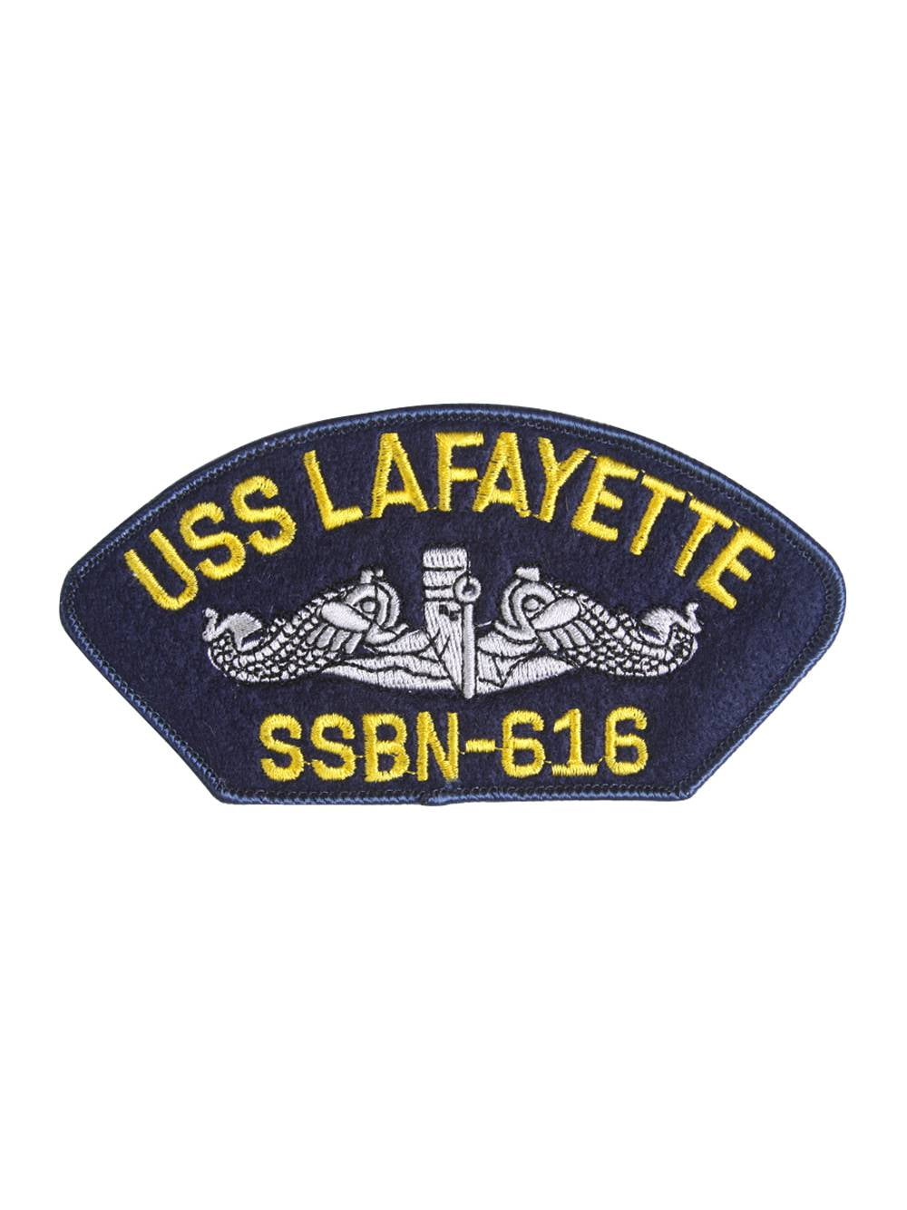 United States Navy USS Lafayette SSBN-616 Patch - Walmart.com