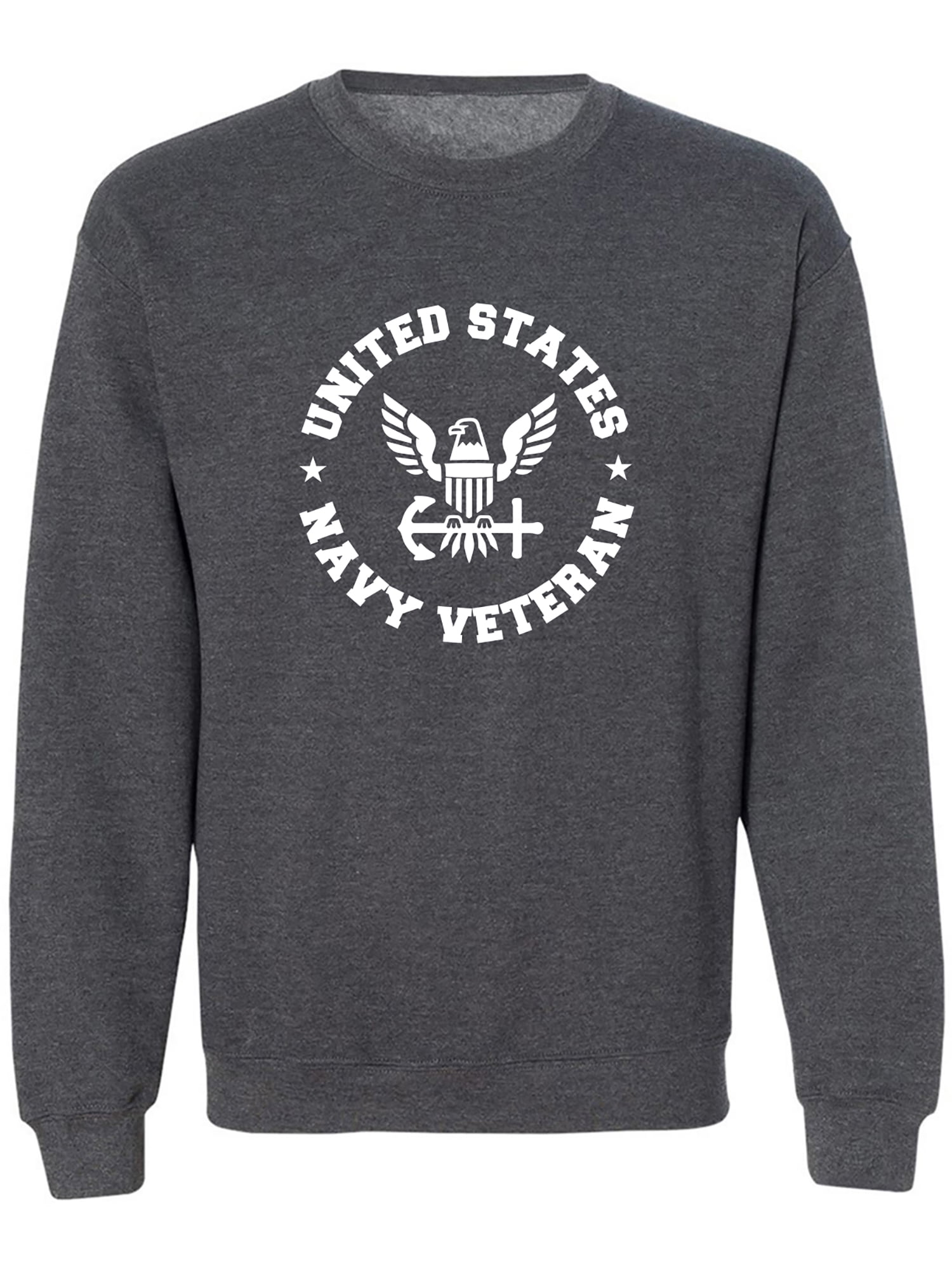 United States Navy Veteran Circle Logo Crewneck Sweatshirt - Walmart.com
