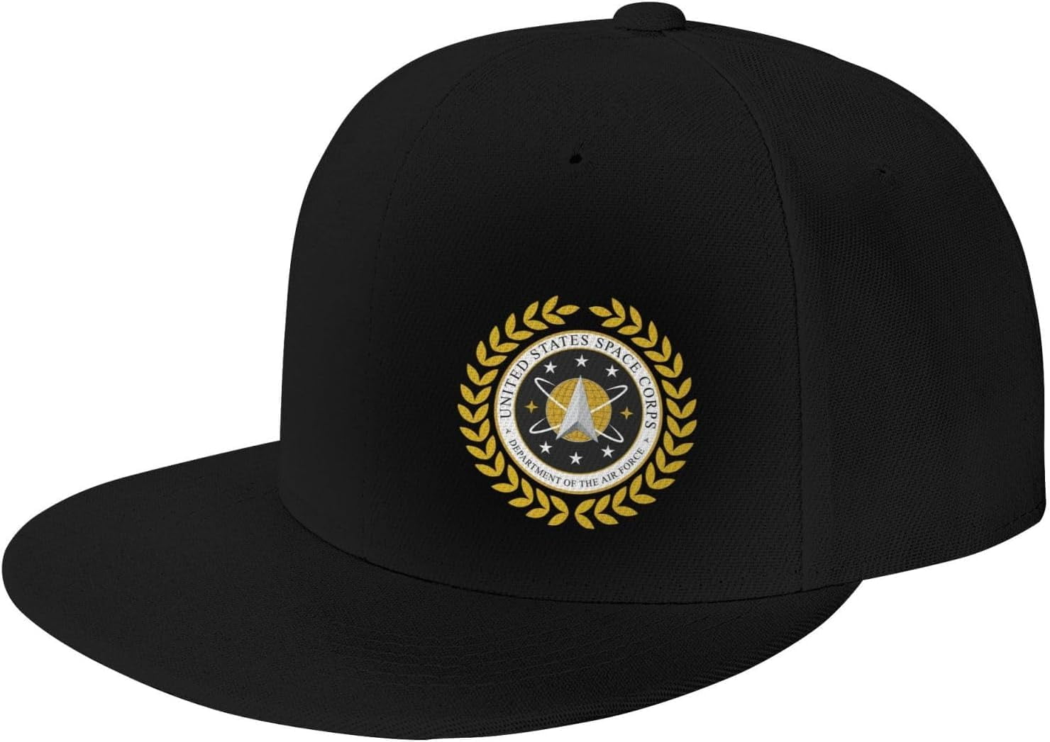 United States Space Force Flat Brim Cap Unisex Flat Bill Baseball Cap ...
