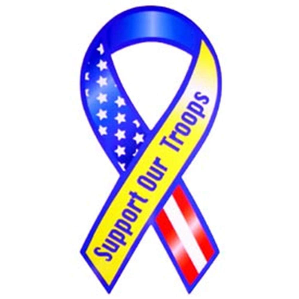 United States Support Our Troops Logo Magnet - Walmart.com