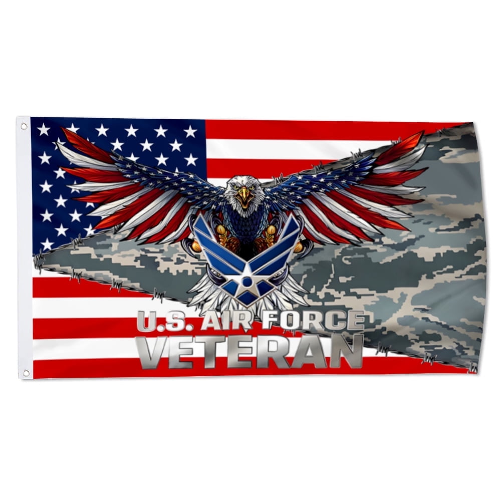 United States US Air Force eagle flag Veteran USAF Flags Polyester 3x5 ...