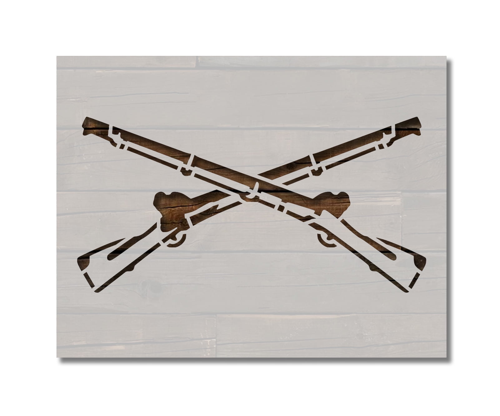 United States US Army Infantry Branch Insignia Stencil Template ...