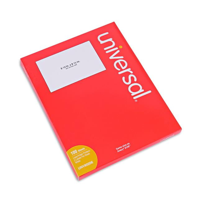 United Stationers Supply B1428397 Universal Labels - Inkjet & Laser ...
