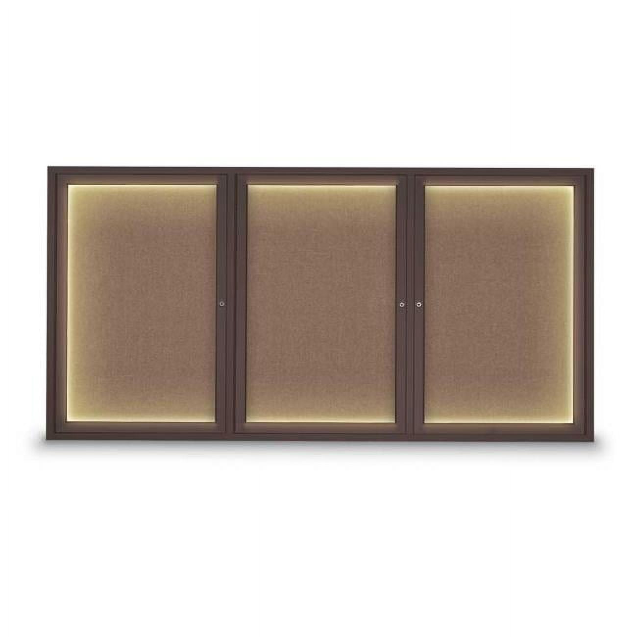United Visual Products 72 x 36 in. Triple Door Traditional Indoor with ...