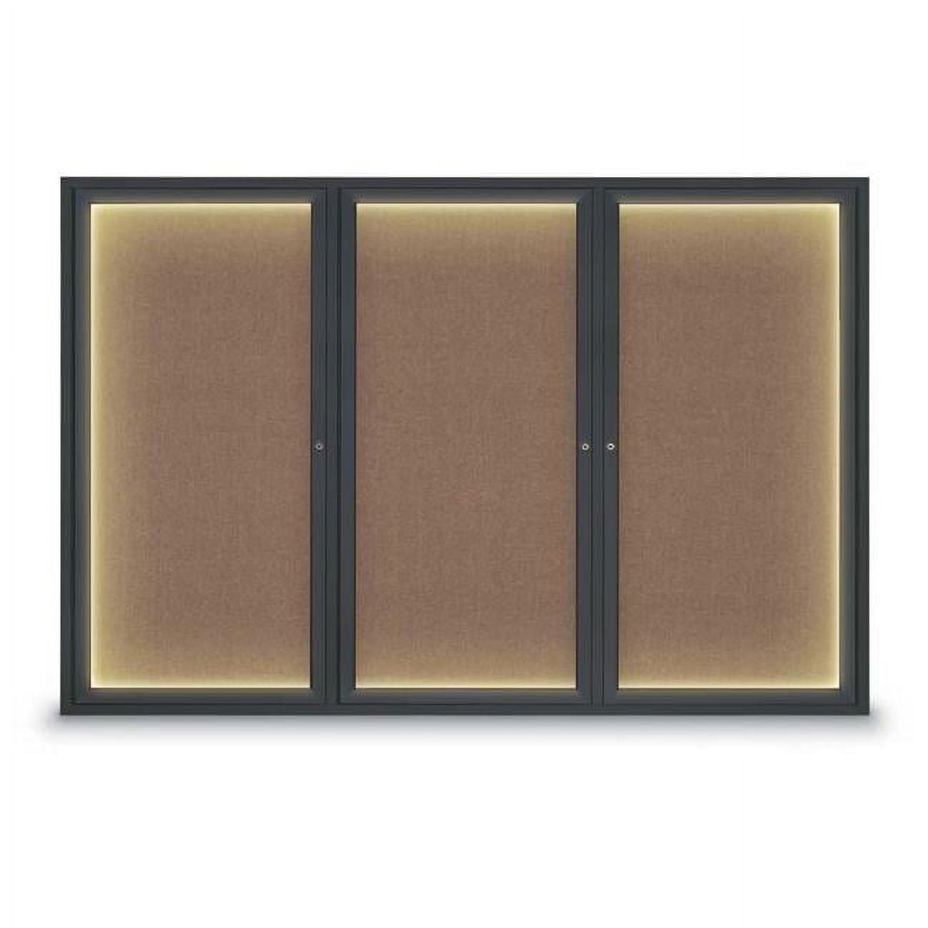 United Visual Products 72 x 48 in. Triple Door Traditional Indoor with ...