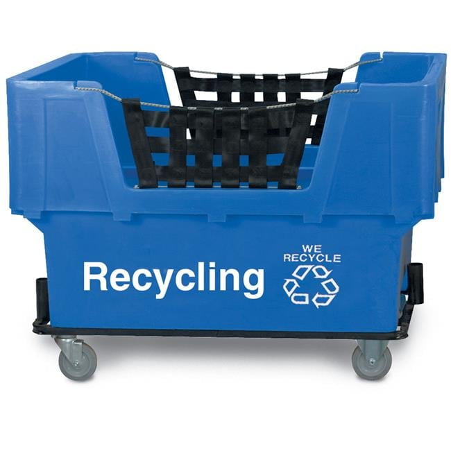 United Visual Products N1017261-RECYCLE Blue Recycling with Logo ...