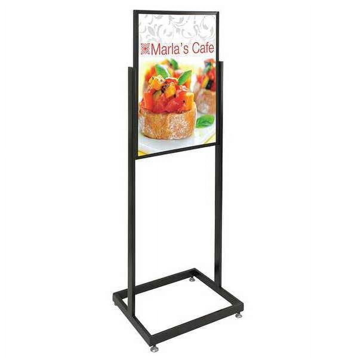 United Visual Products Sign Holder,Pedestal,22x28,Alum,Black UVE58113 ...