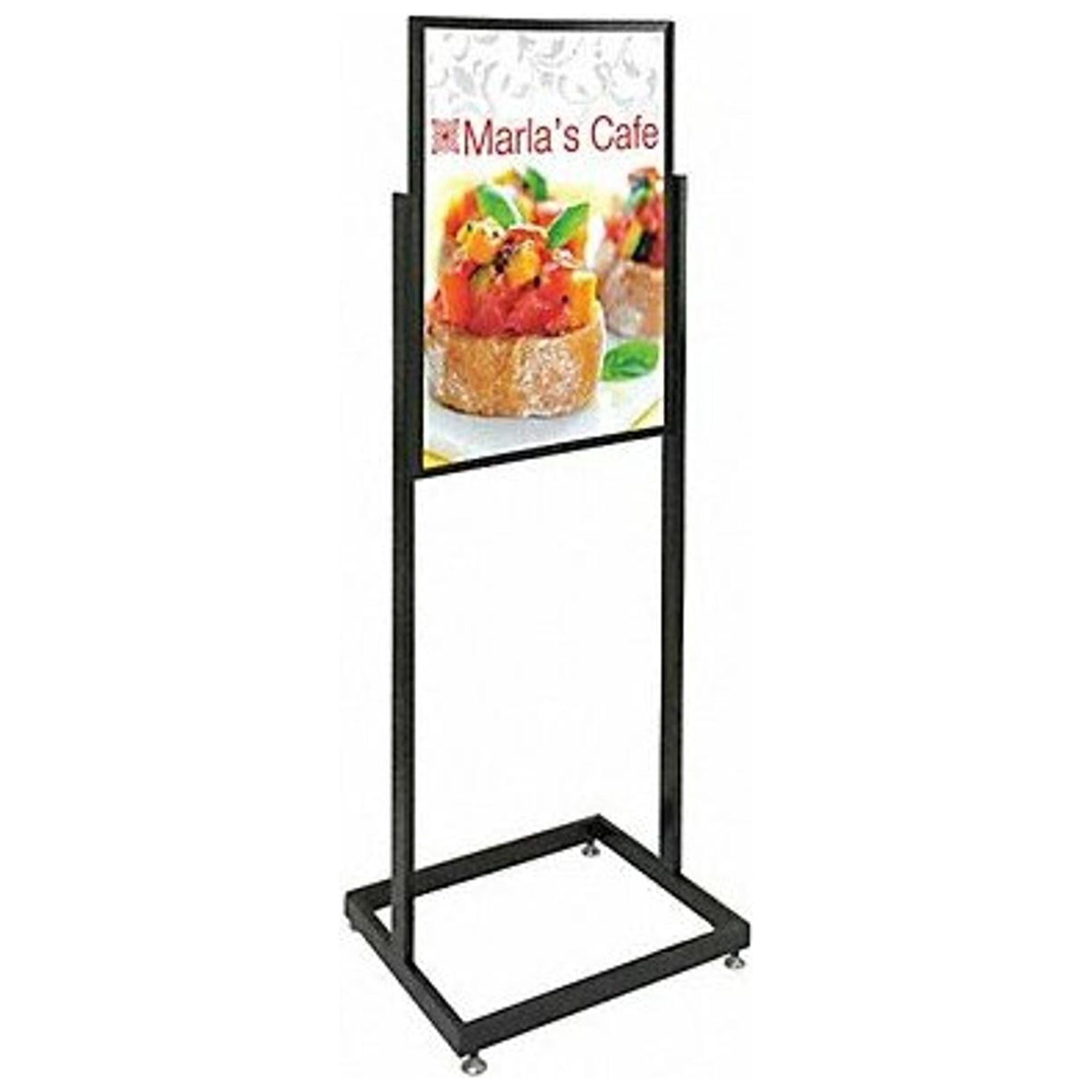 United Visual Products Sign Holder,Pedestal,22x28,Alum,Black UVE58113 ...
