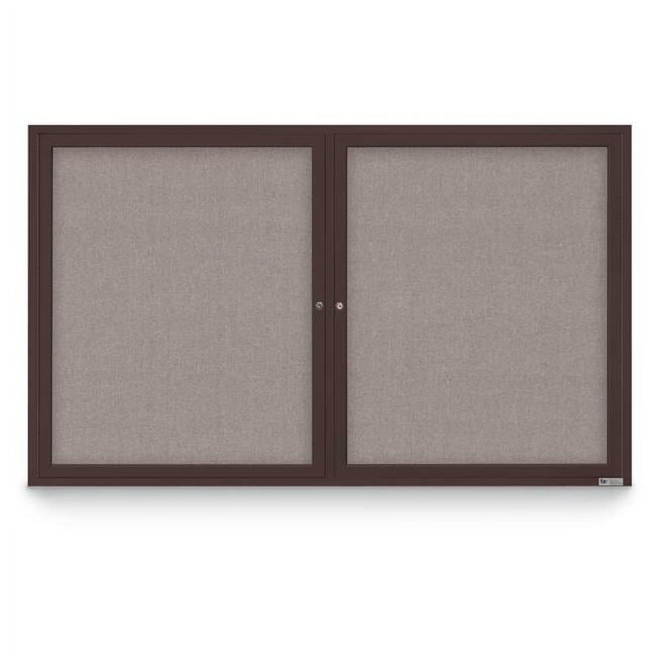United Visual Products UV304-BRONZE-PEARL 60 x 36 in. Double Door ...