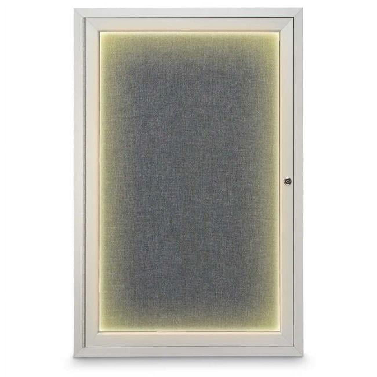United Visual Products UV315I-SATIN-MEDGRY 24 x 36 in. Single Door ...