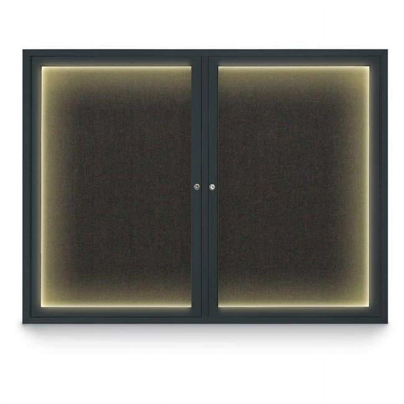 United Visual Products UV316I-BLACK-BLACK 48 x 36 in. Double Door ...