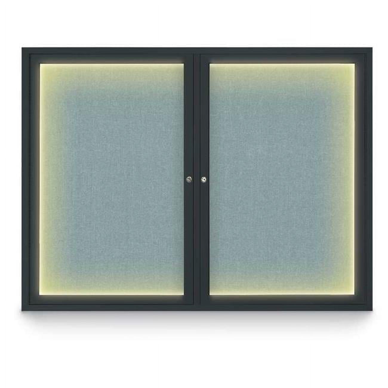 United Visual Products UV316I-BLACK-CLOUD 48 x 36 in. Double Door ...