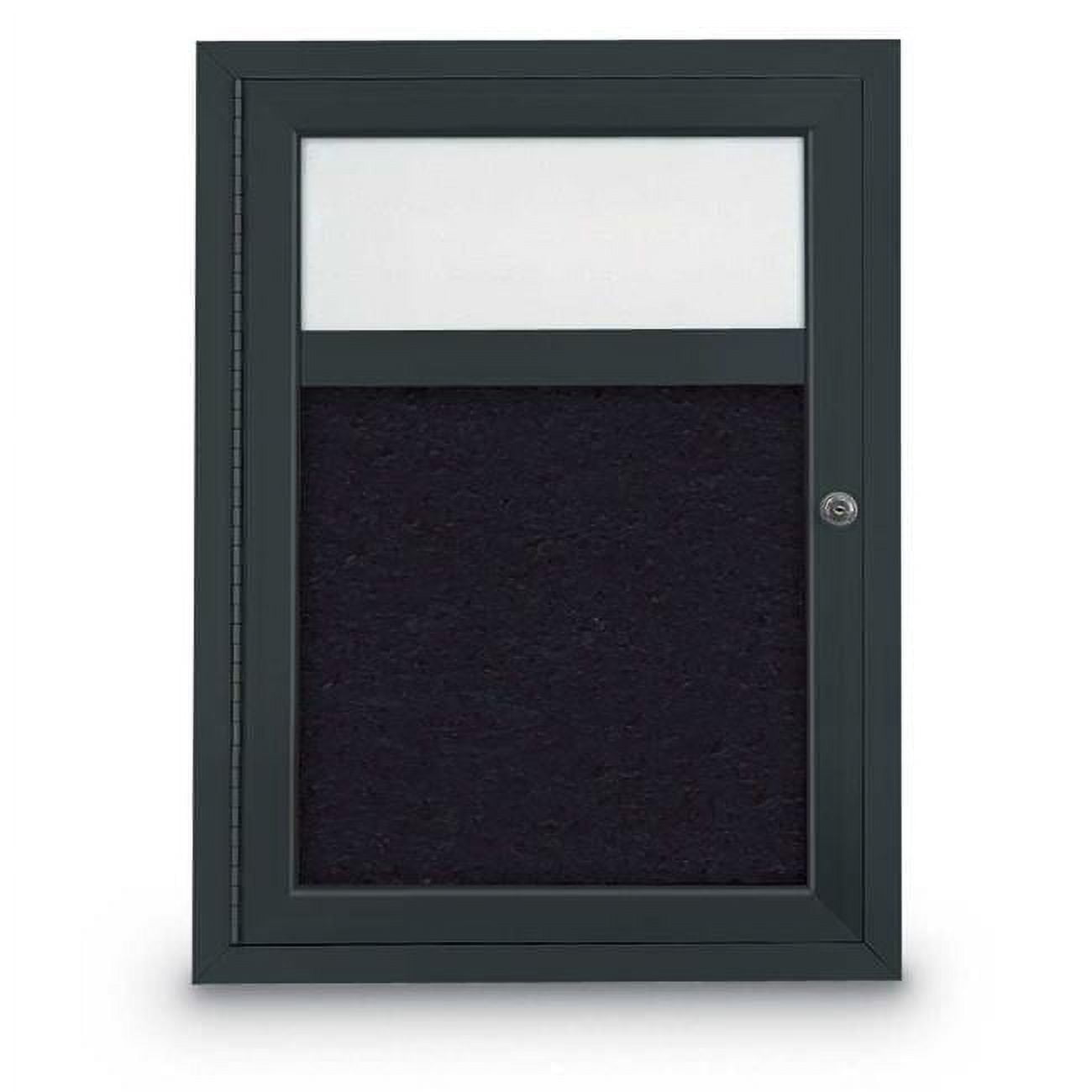 United Visual Products UV329H-BLACK-RUBBER 18 x 24 in. Single Door ...