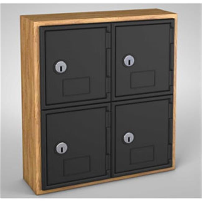 United Visual Products UVQ1022 Cell Phone Locker 4 Door with Key Lock ...