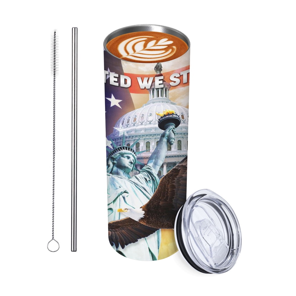 United We Stand 20oz Coffee Mug Cup,Stainless Steel Thermos Water ...