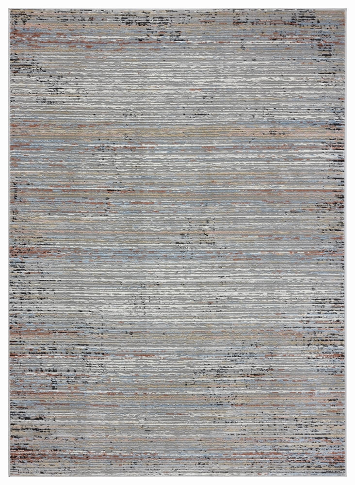 United Weavers Austin Area Rug 4540 20858 Westway Rust Banded Lines 7 ...