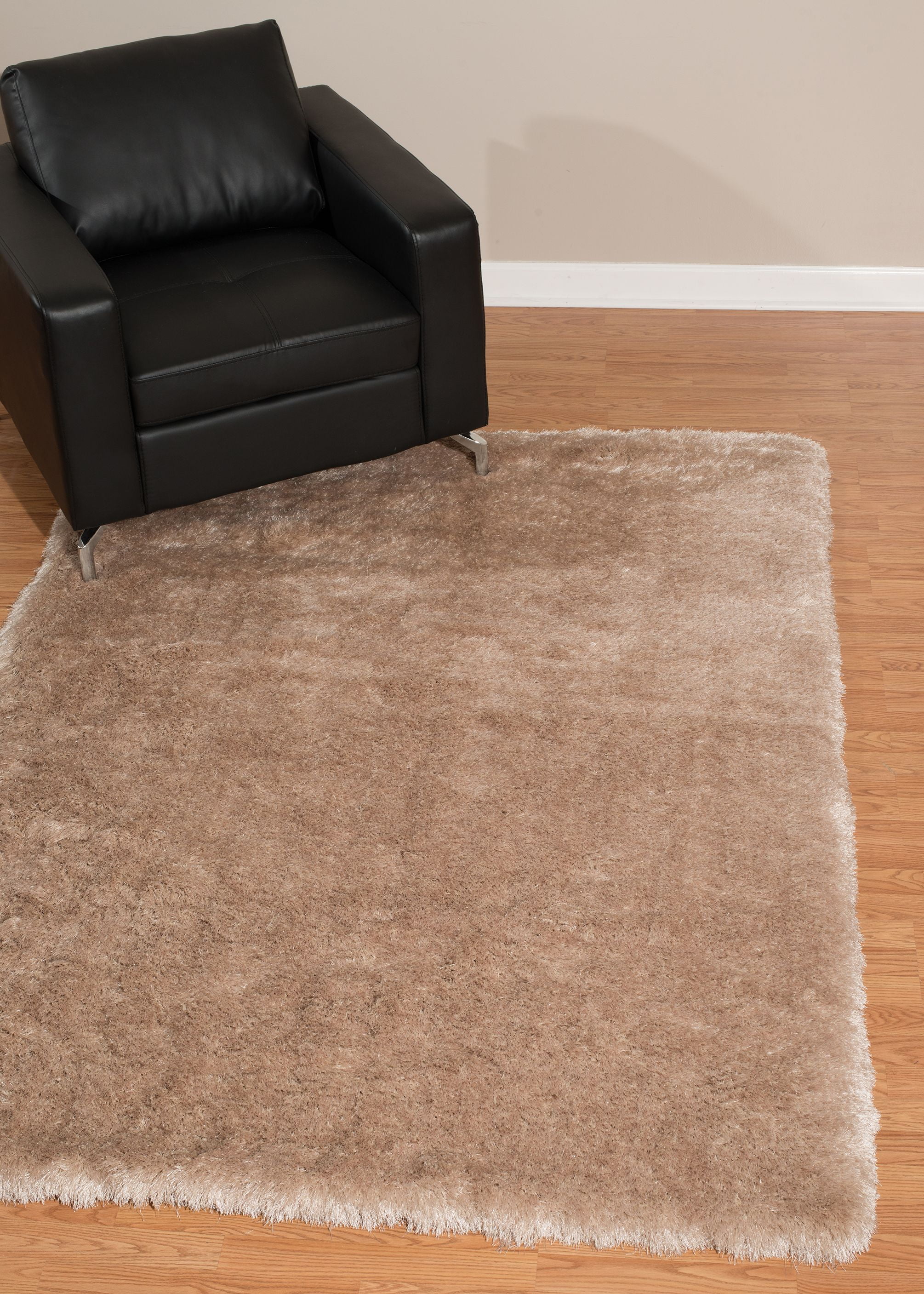 United Weavers Benella Messina Beige Woven Polyester Shag Area Rug ...