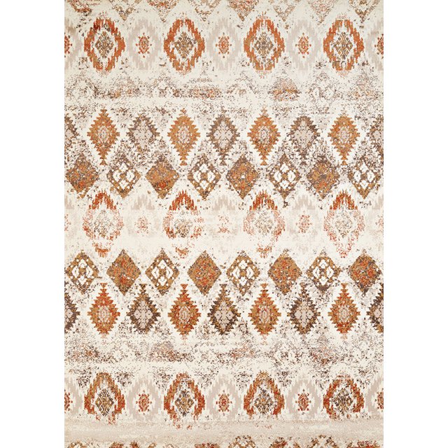 United Weavers Bridges Area Rug 3001-00597 San Paula Linen Half-Brick ...