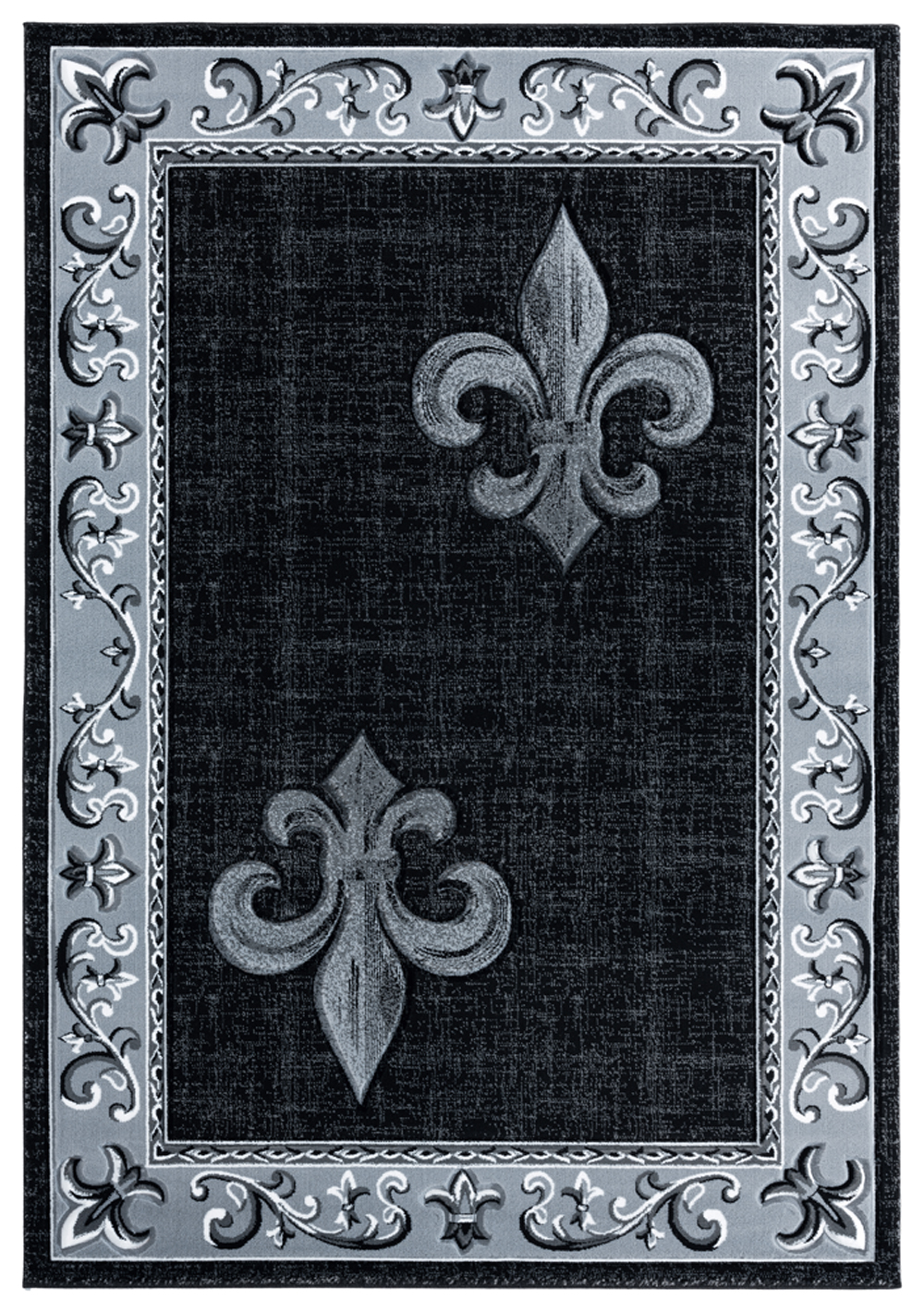 United Weavers Bristol Area Rug 2050 11272 Lilium Grey Curls Scrolls 2 ...
